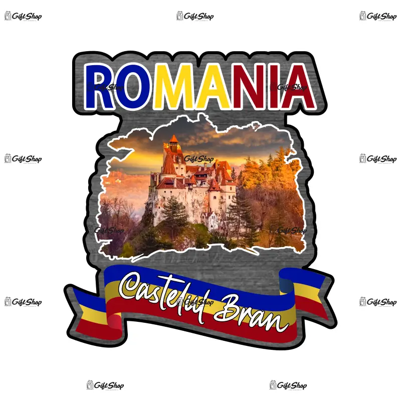 giftshop.ro - MGS162-MAGNET FRIGIDER-CASTELUL BRANROMANIA