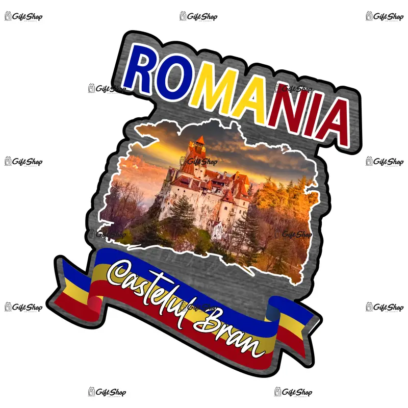 giftshop.ro - MGS162-MAGNET FRIGIDER-CASTELUL BRANROMANIA